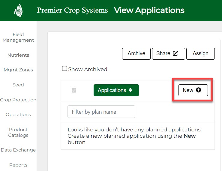 How to Create a Crop Protection Application