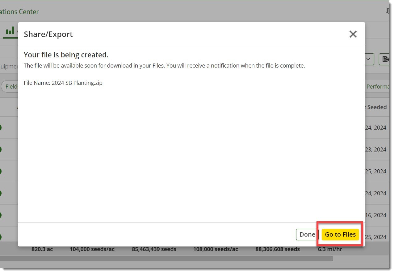 Batch Exporting Application Shapefiles from MyJohnDeere Operations Center